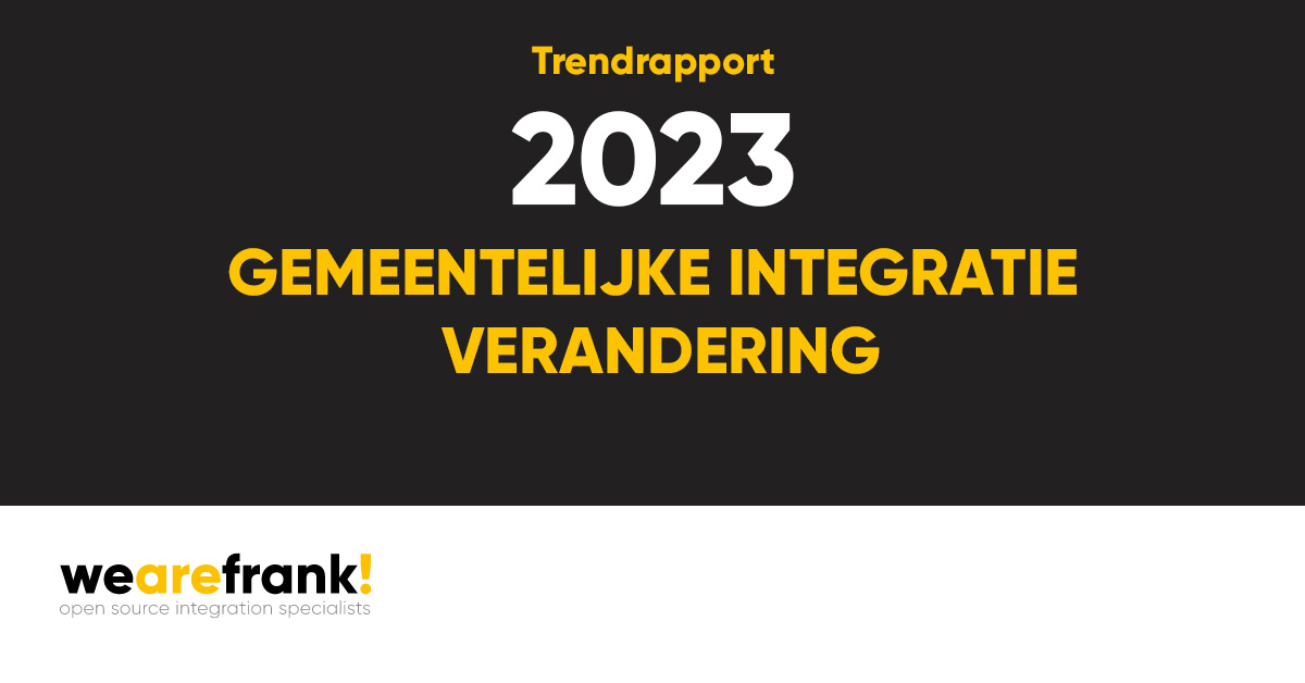 Trendrapport 2023: Gemeentelijke integratie verandering